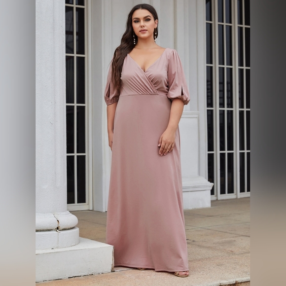 Ever Pretty | Dresses | Ever Pretty Dusty Pink Dress | Poshmark